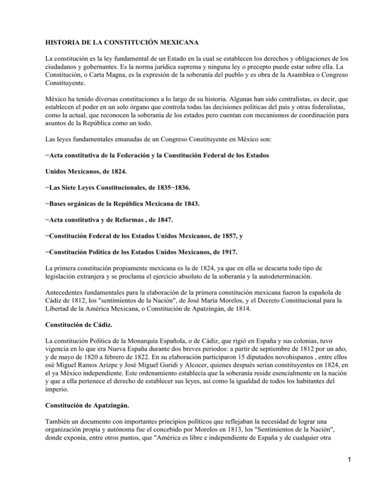 Constitución de México