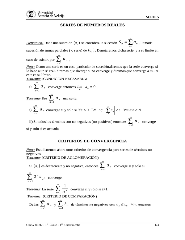 Series de números reales