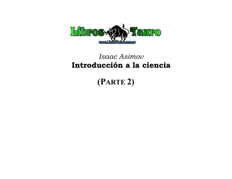 Introducción a la ciencia I (parte 2)