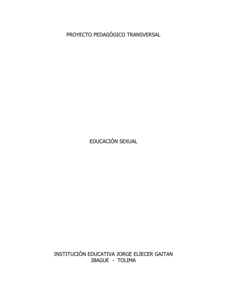 Proyecto PedagÓgico Transversal