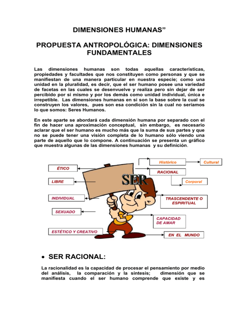 DIMENSIONES HUMANAS”