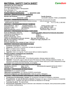 Dióxido de Silicio: Hoja de Datos de Seguridad (SDS)