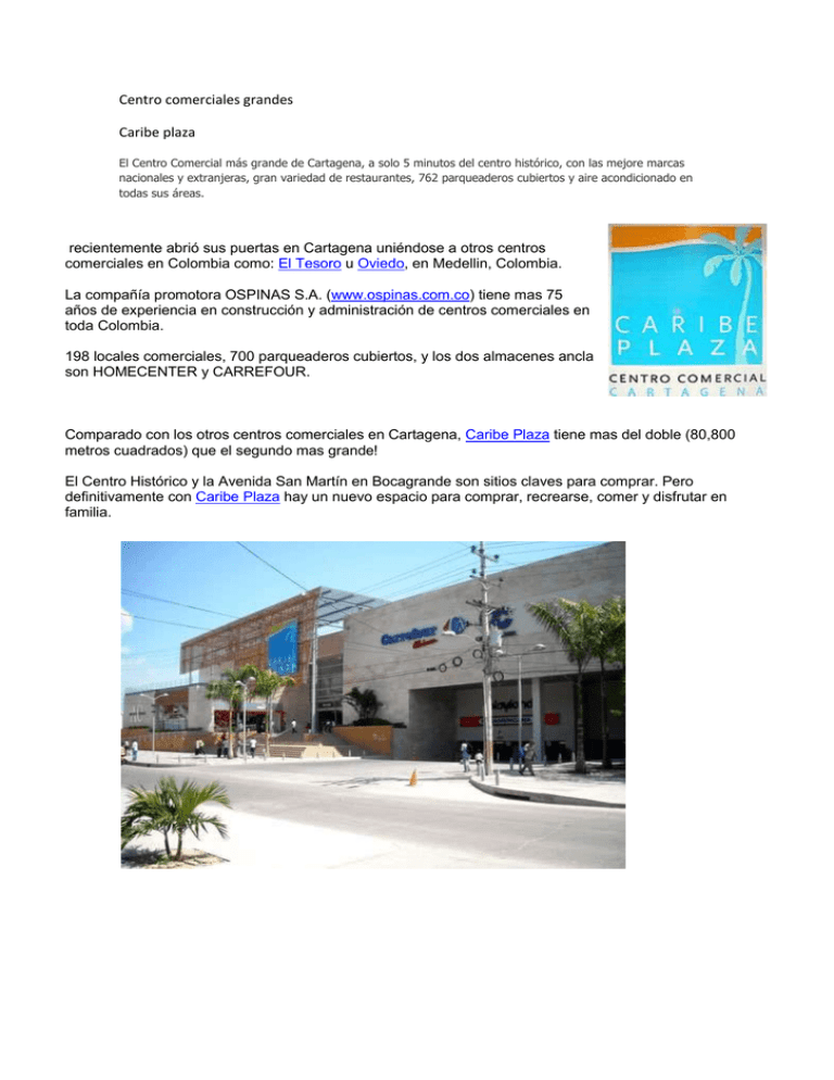 Centros comerciales grandes