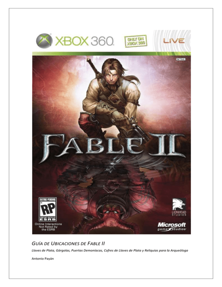 Guía de Ubicaciones de Fable II