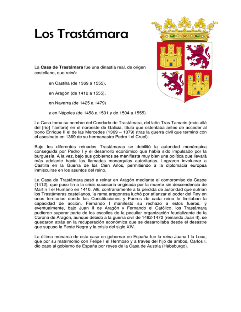 Los Trastámara