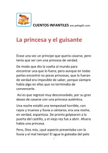 La princesa y el guisante. Proyecto de lectura