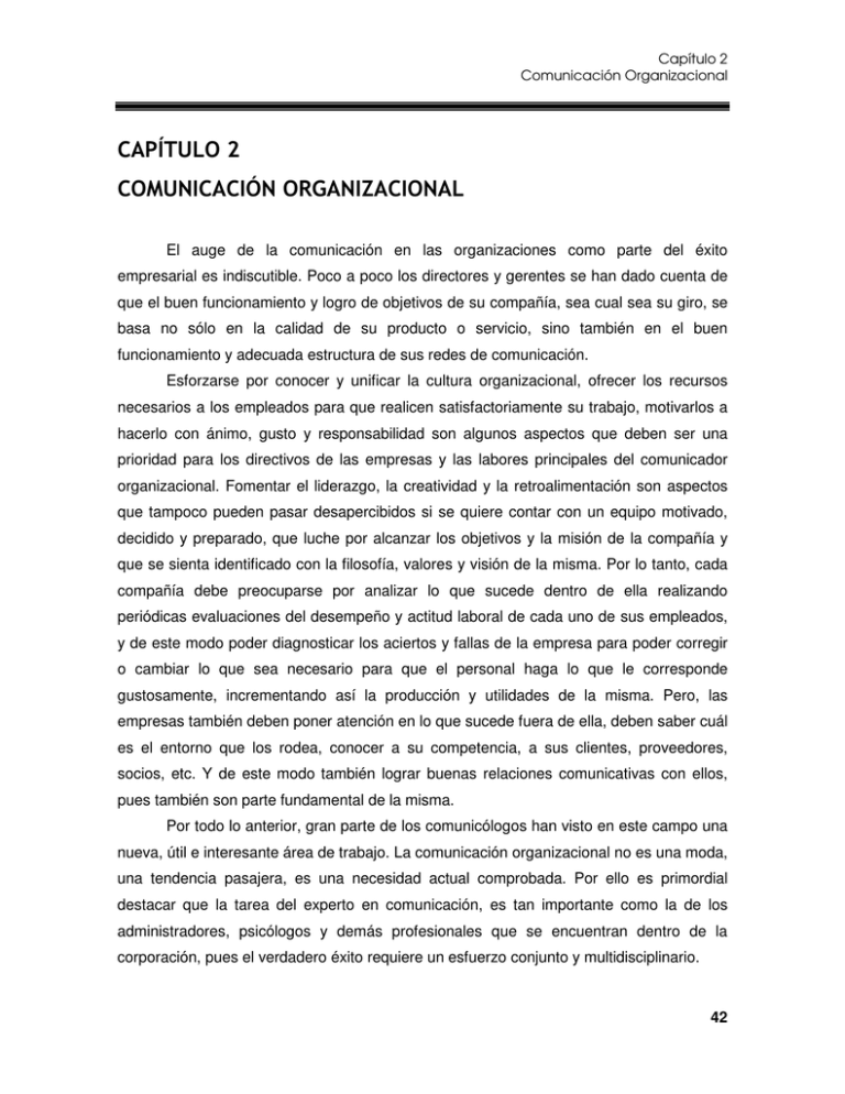Comunicación organizacional. Guía didáctica