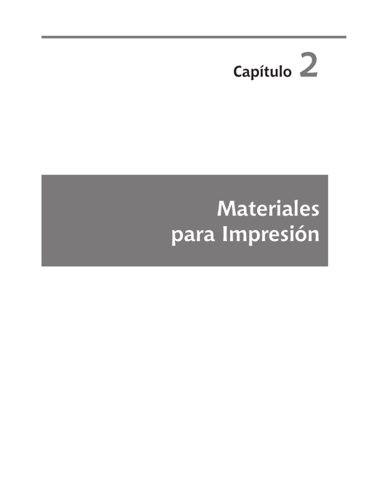 Materiales para Impresión