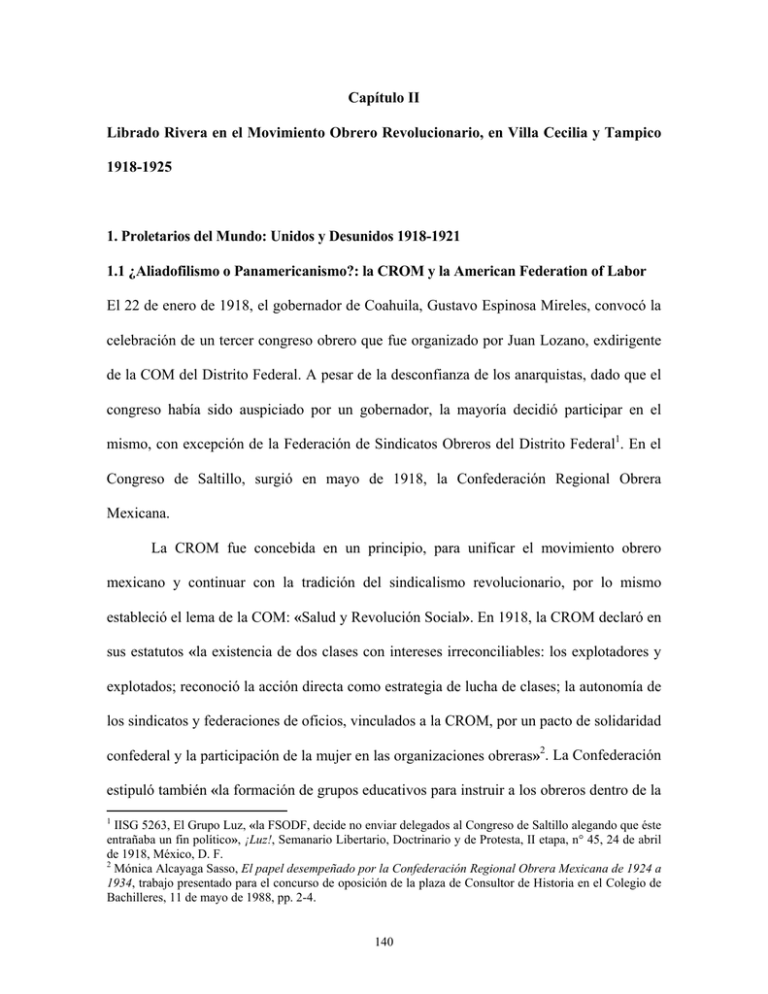 Librado Rivera y los hermanos Rojos en el movimiento social y