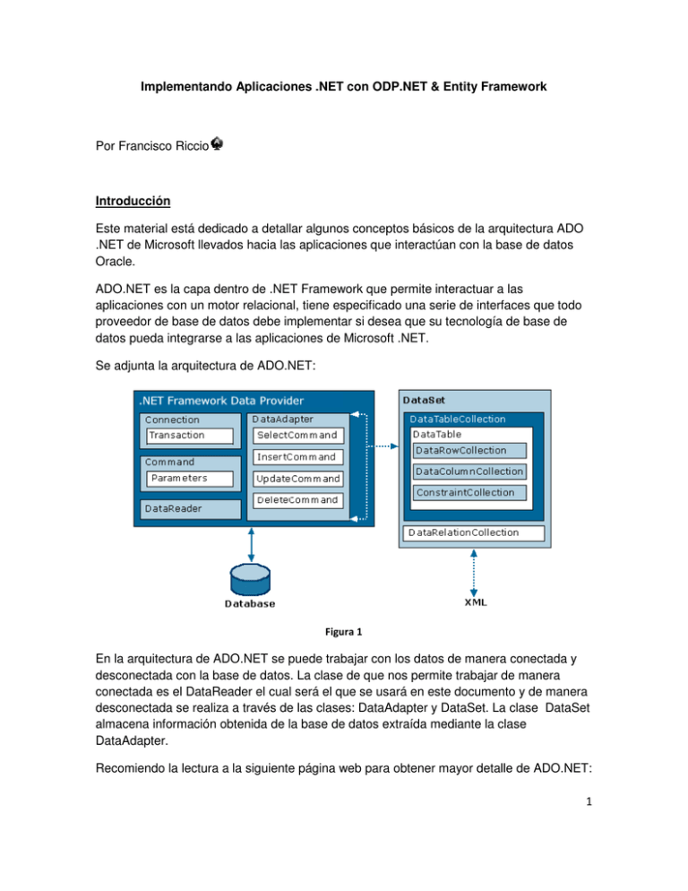 Implementando Aplicaciones .NET con ODP.NET