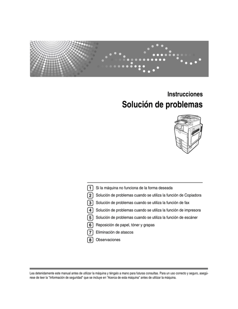 Solución de problemas