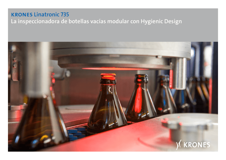 krones Linatronic 735 La inspeccionadora de botellas vacías