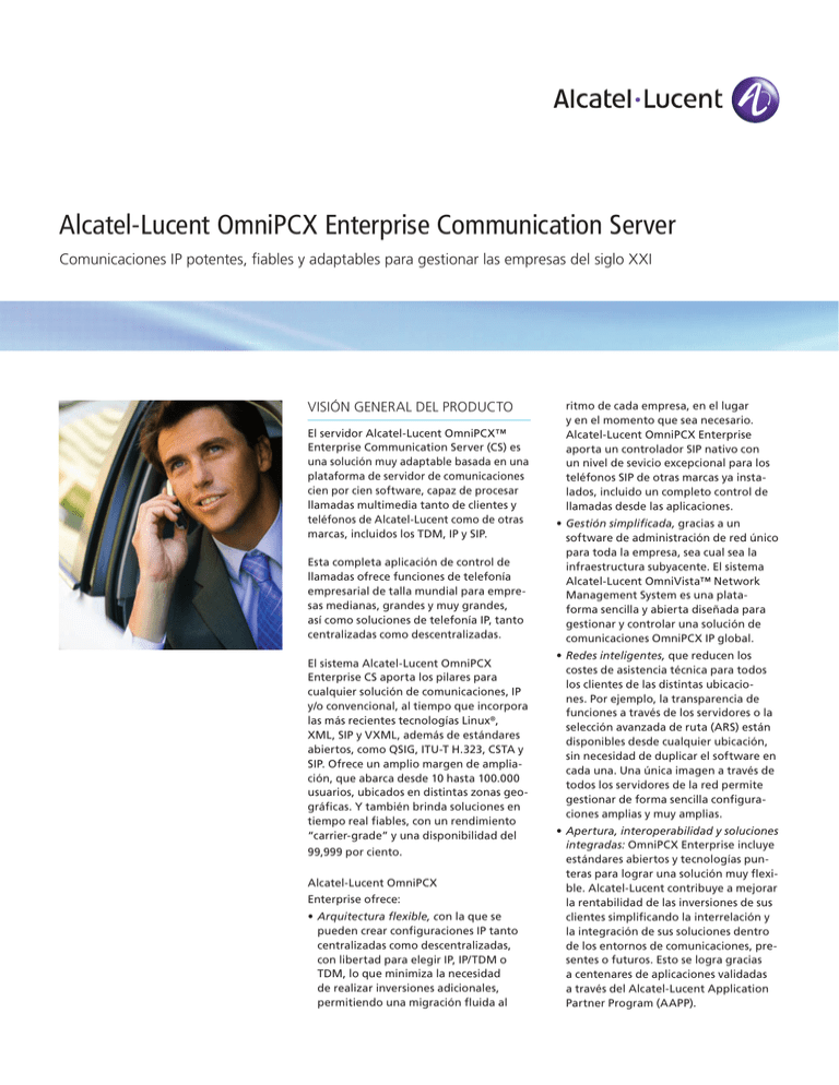 Alcatel-Lucent OmniPCX Enterprise Communication Server