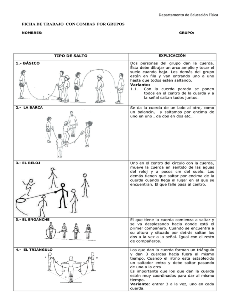 ficha de trabajo con comba larga