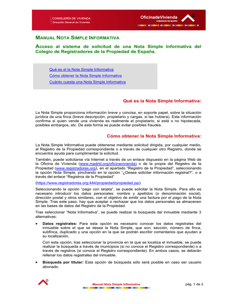 Manual Nota Simple Informativa