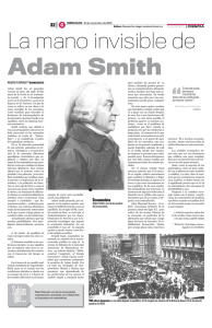 ADAM SMITH: LA MANO INVISIBLE O LA CONFIANZA