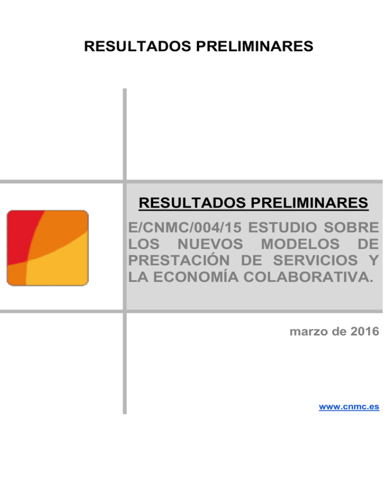 RESULTADOS PRELIMINARES RESULTADOS PRELIMINARES E