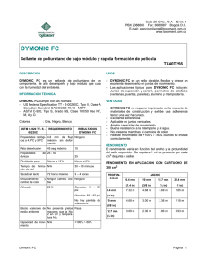 JUNTA JEENE: Junta Elástica Expansiva - Ficha Técnica