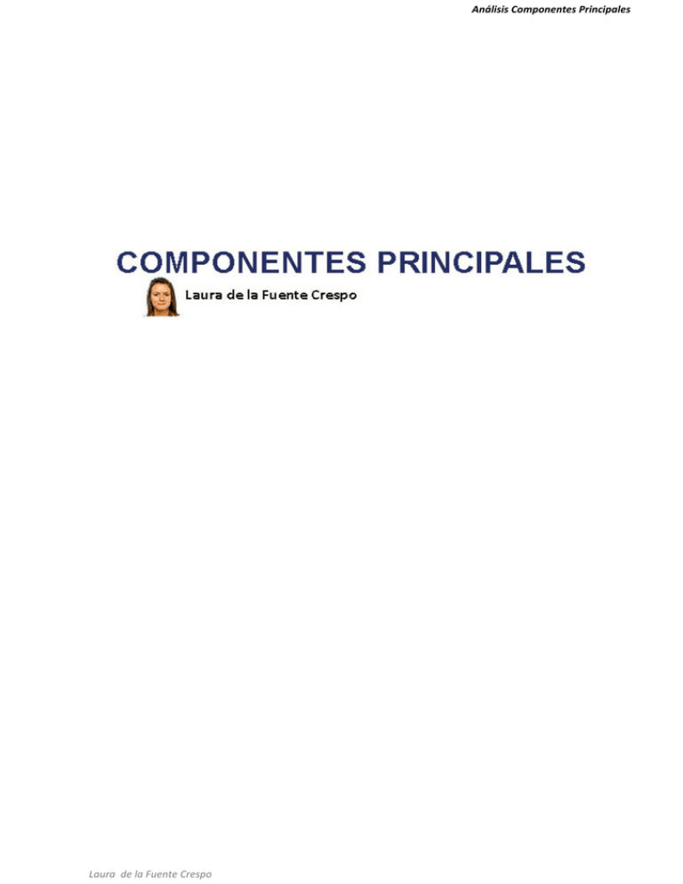 análisis de componentes principales
