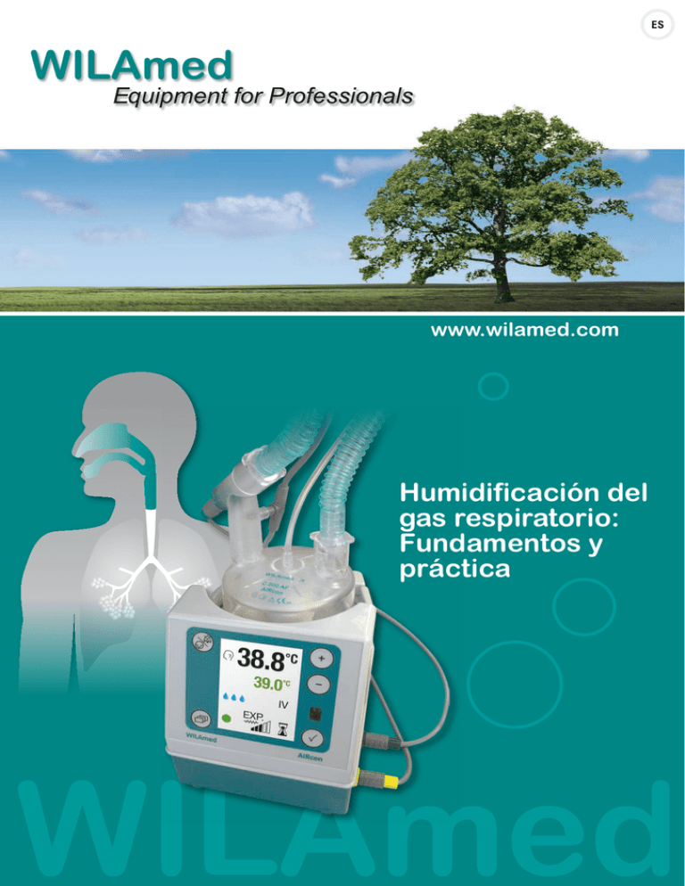 Humidificación del gas respiratorio
