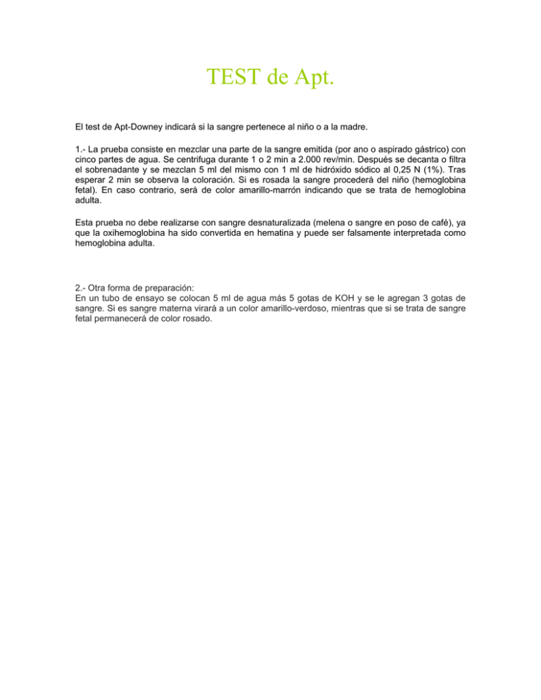 TEST de Apt - Neonatos.org