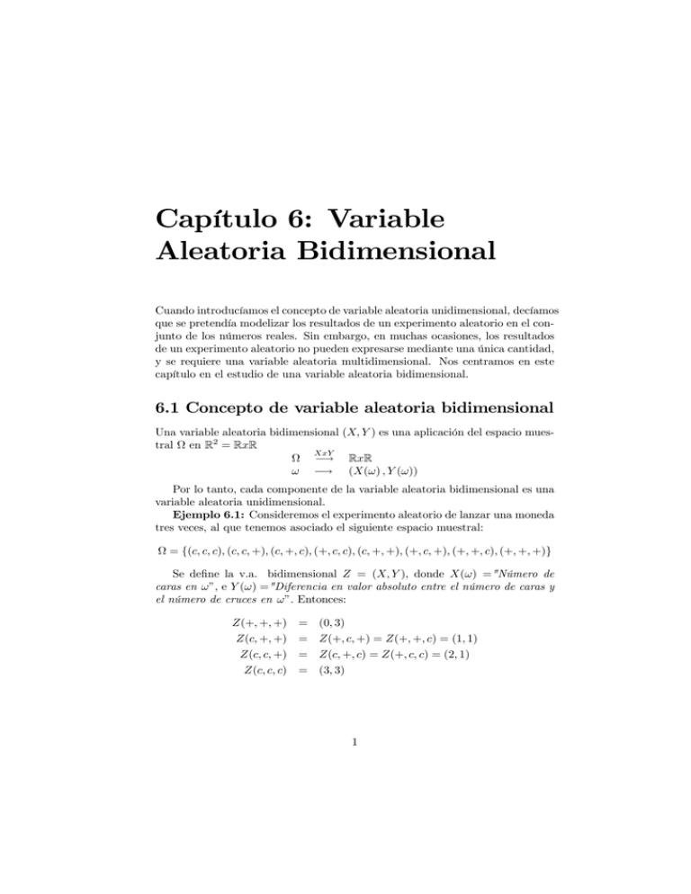 Capítulo 6: Variable Aleatoria Bidimensional