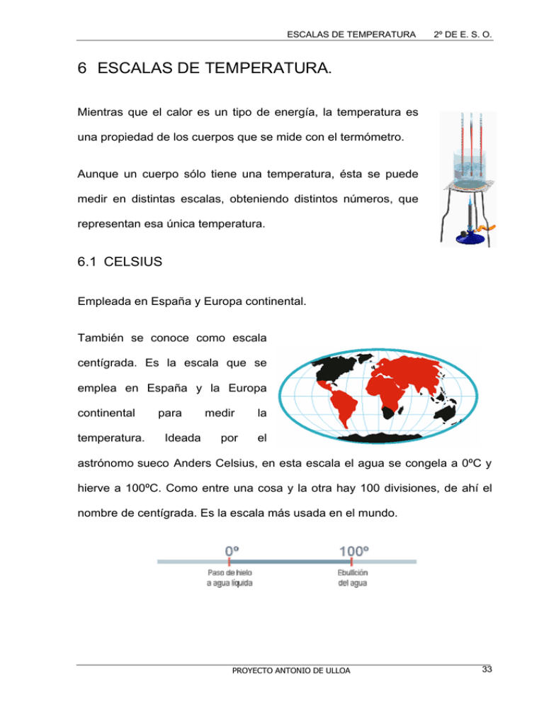 Escalas de temperaturas