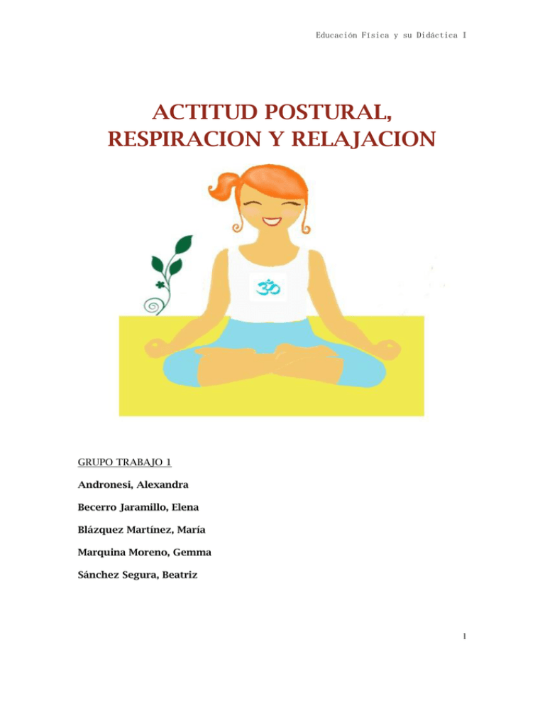 actitud postural, respiracion y relajacion