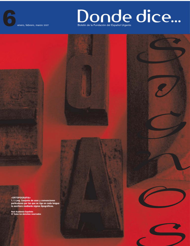 REVISTA DONDE DICE 6 para pdf - Fundéu