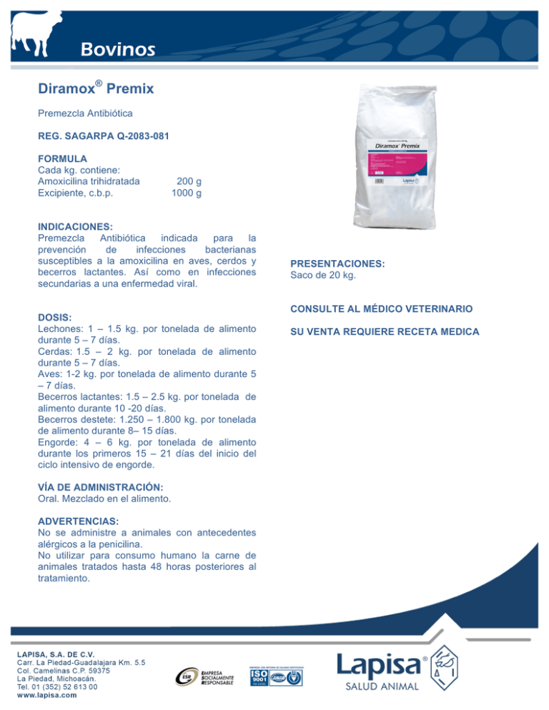 Diramox® Premix