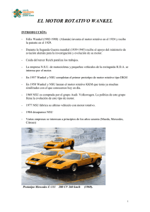 Motores Wankel: Características y Funcionamiento