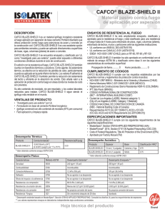 cafco® blaze-shield hp - Isolatek International