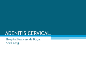 Adenitis cervical - Asociación Española de Pediatría
