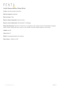 Examen Completo de Orina: Análisis Físico y Químico