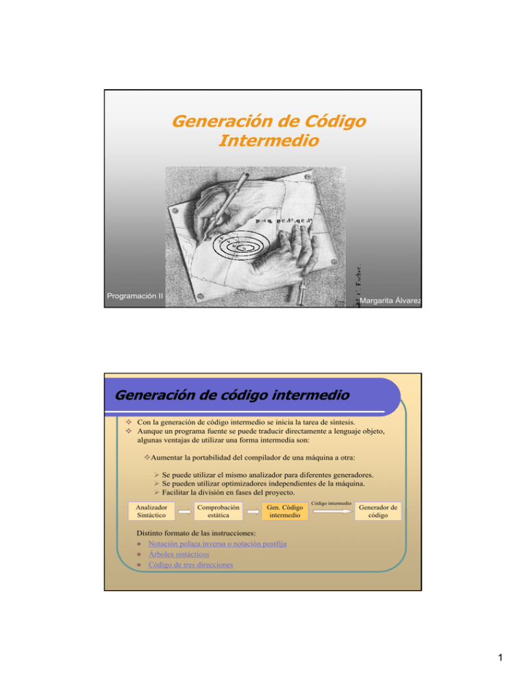 Generación de Código Intermedio