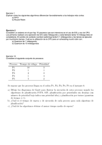 Algoritmos Round Robin y SRTF: Planificación de Procesos