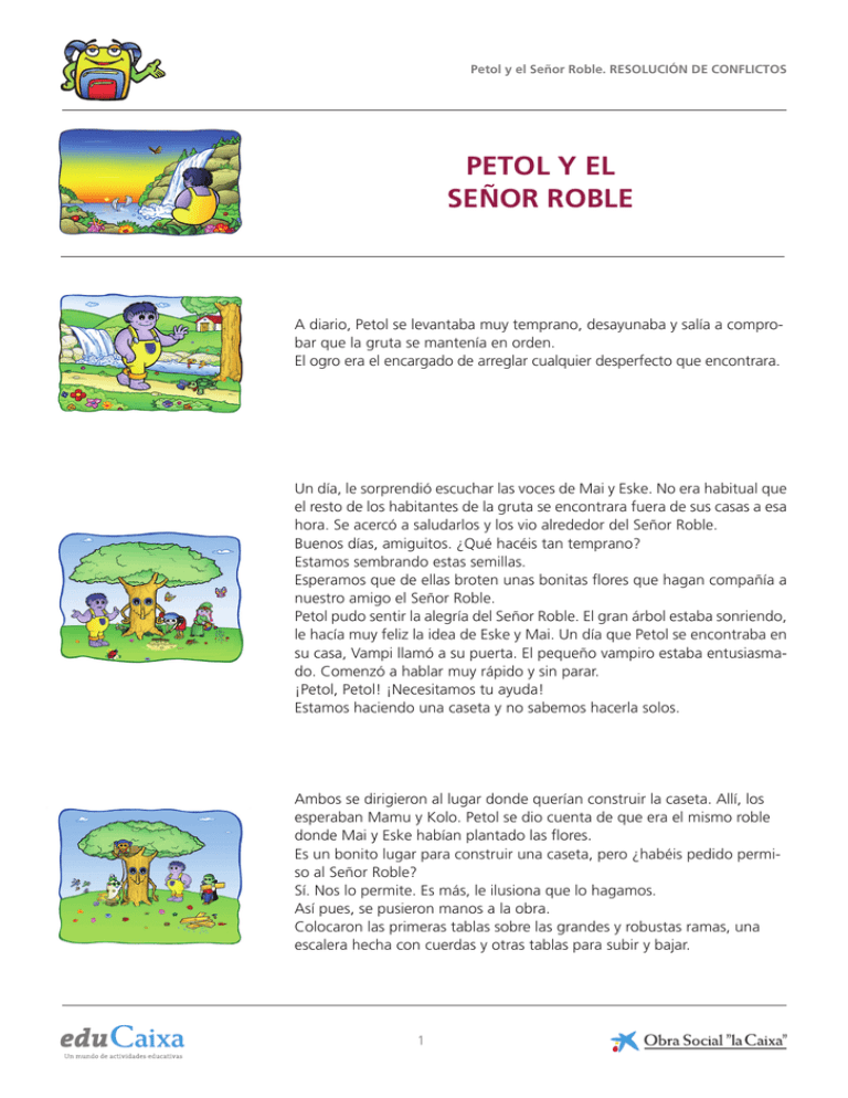 Cuento - Petol y el Señor Roble