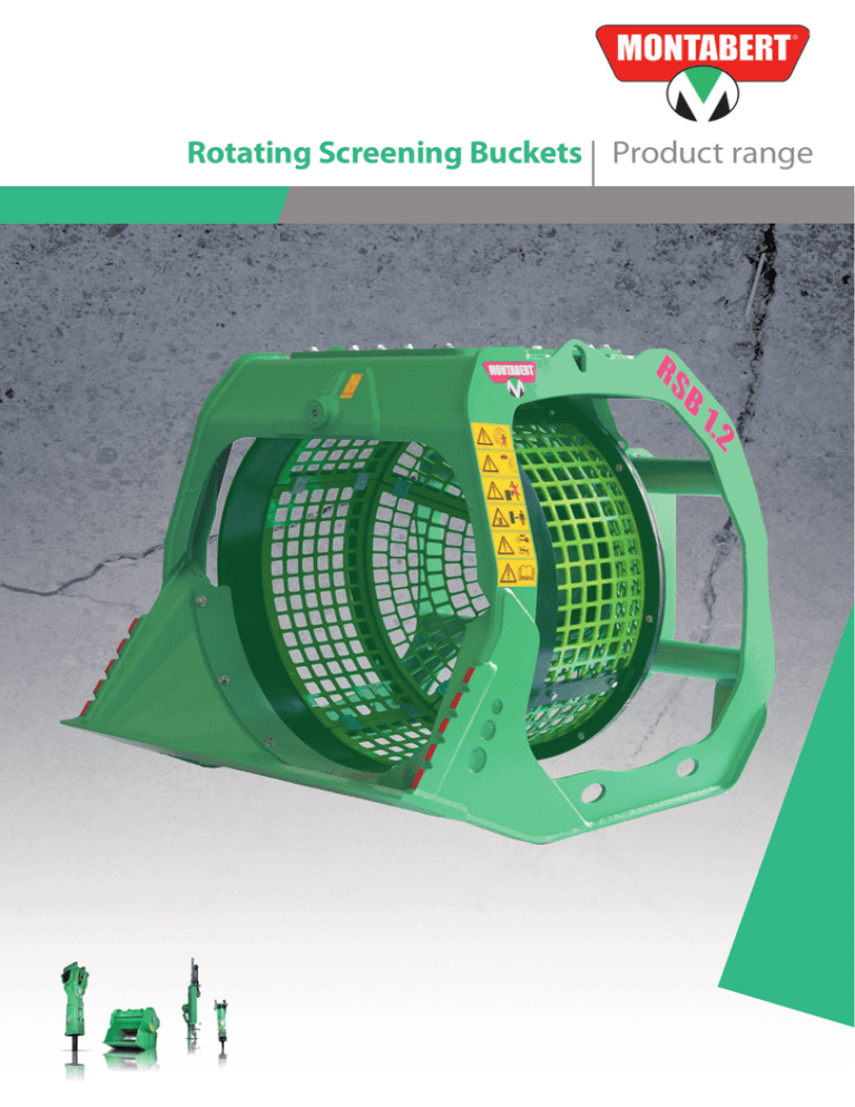 Rotating Screening Buckets | Product range