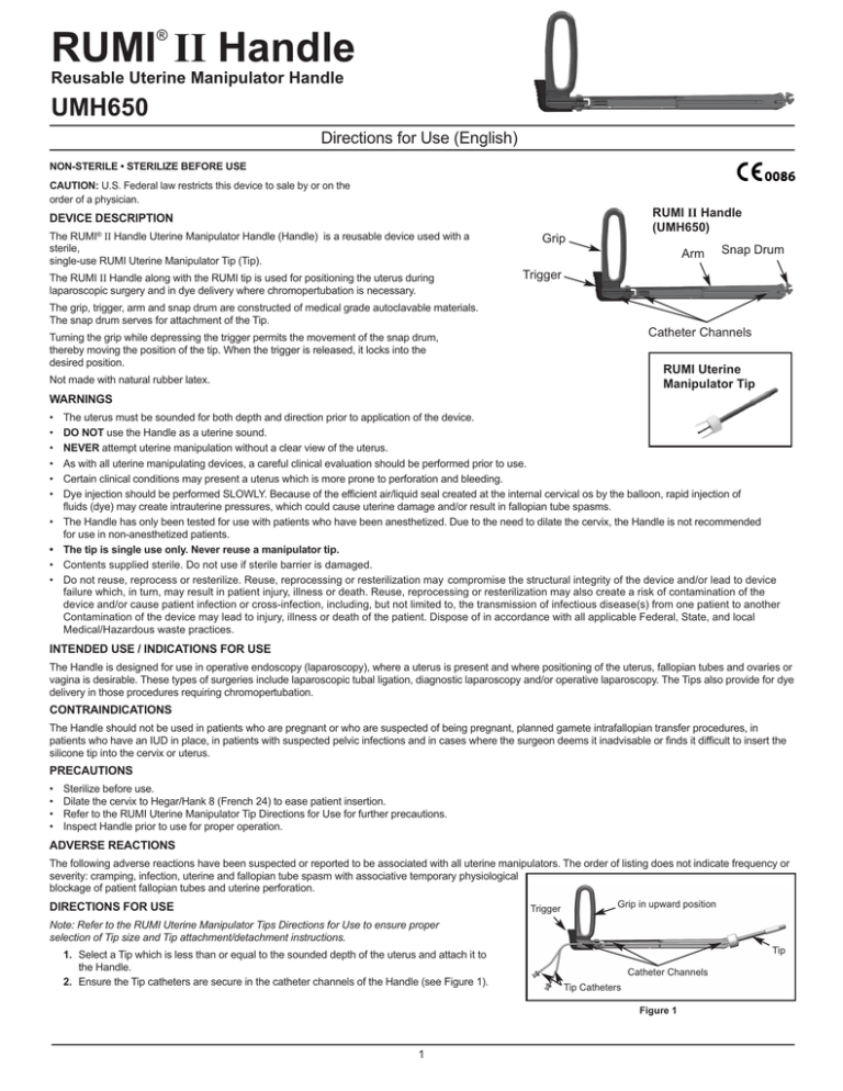 RUMI® II Handle - CooperSurgical