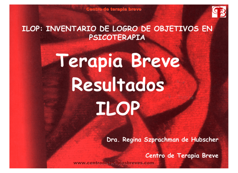 Terapia Breve Resultados ILOP