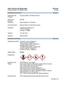 Hoja de Seguridad: Cloruro Ferroso (FeCl2) - Riesgos y Seguridad