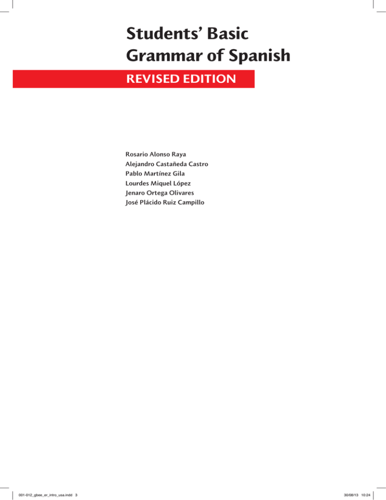 Students Basic Grammar Of Spanish students-basic-grammar-of-spanish