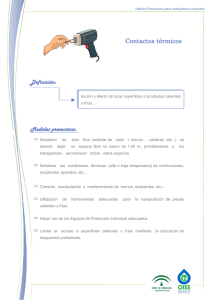 Contactos térmicos