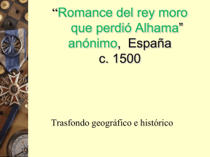 Análisis Romance del Rey Moro: Caída de Alhama