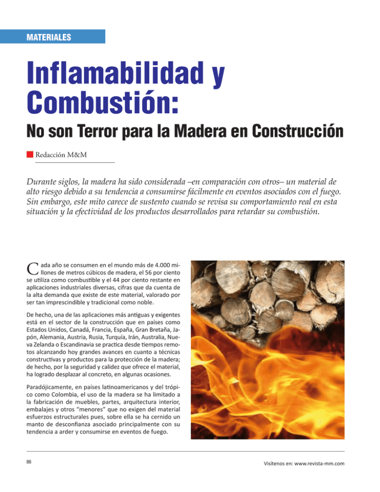 Inflamabilidad y Combustión