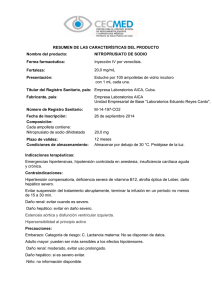 Nitroprusiato Sódico: Guía Clínica, Dosis y Administración