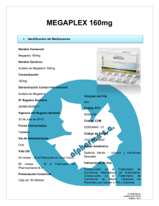 Maygace Altas Dosis: Ficha Técnica del Medicamento