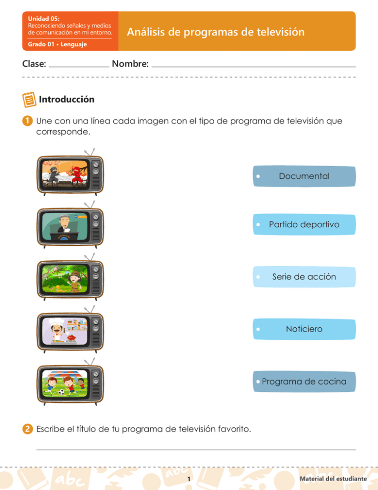 Análisis de programas de televisión