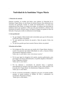 MONICIÓN SOLEMNIDAD DEL CARMEN