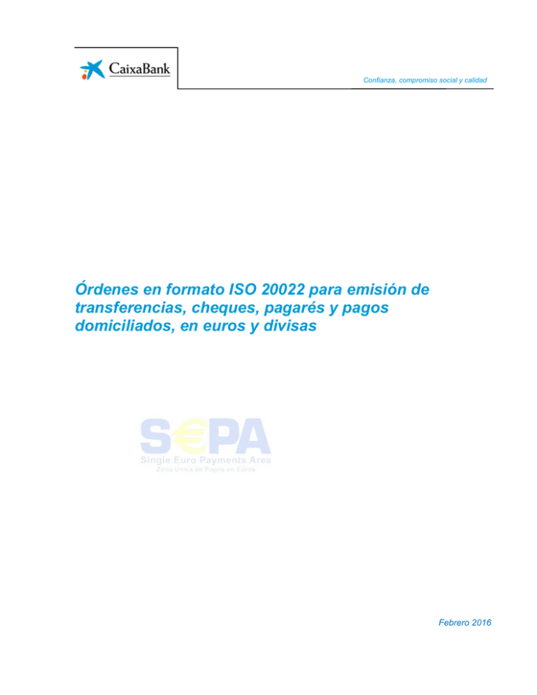 Pagos ISO20022 adaptado
